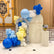 Pastel Yellow Pastel Blue Royal Blue White Italian Positano Almalfi Co ...